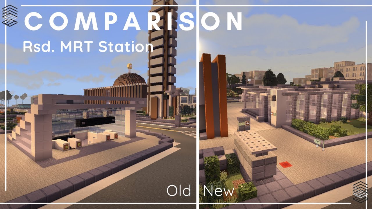 Old vs New MRT Station Comparison - YouTube
