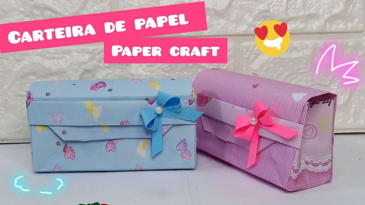 como fazer uma Carteira de Papel de origami | paper wallet | origami ...