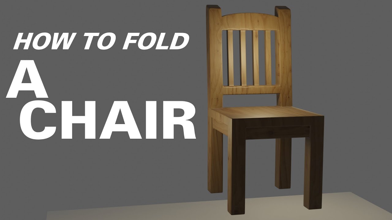 How to fold a chair - YouTube
