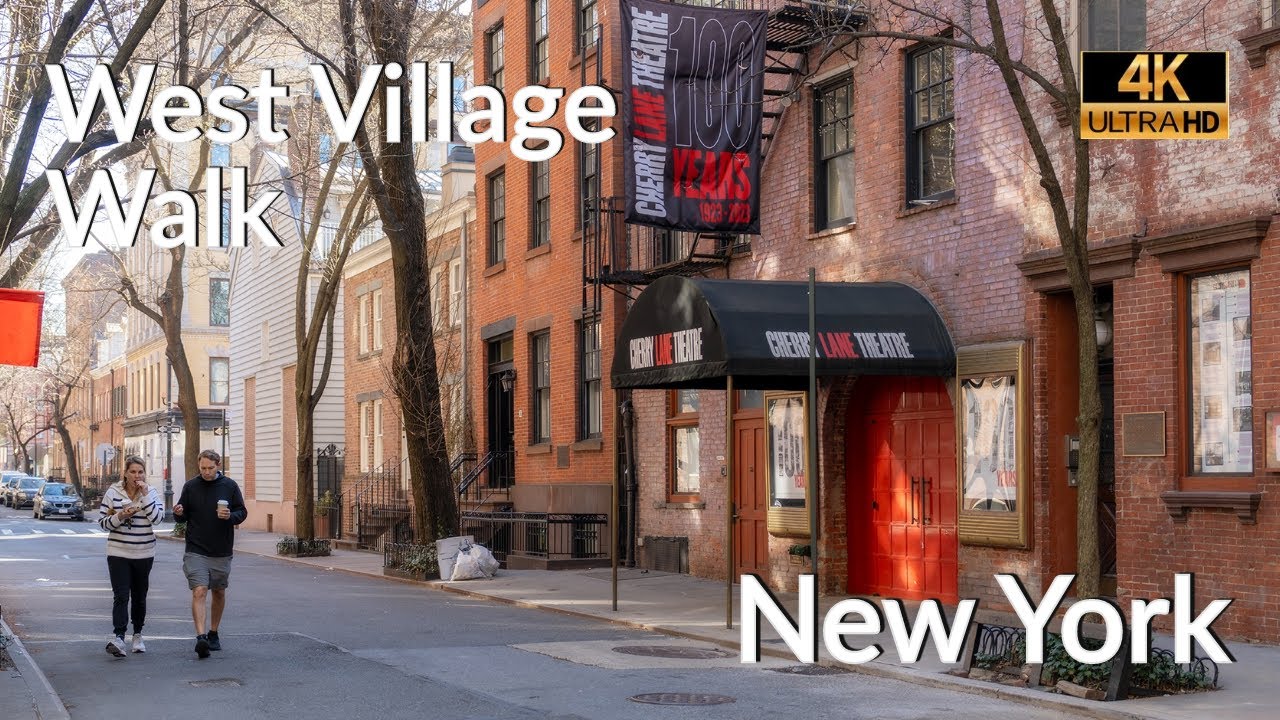 New York City Walking Tour : West Village Morning Walk in the Spring ...