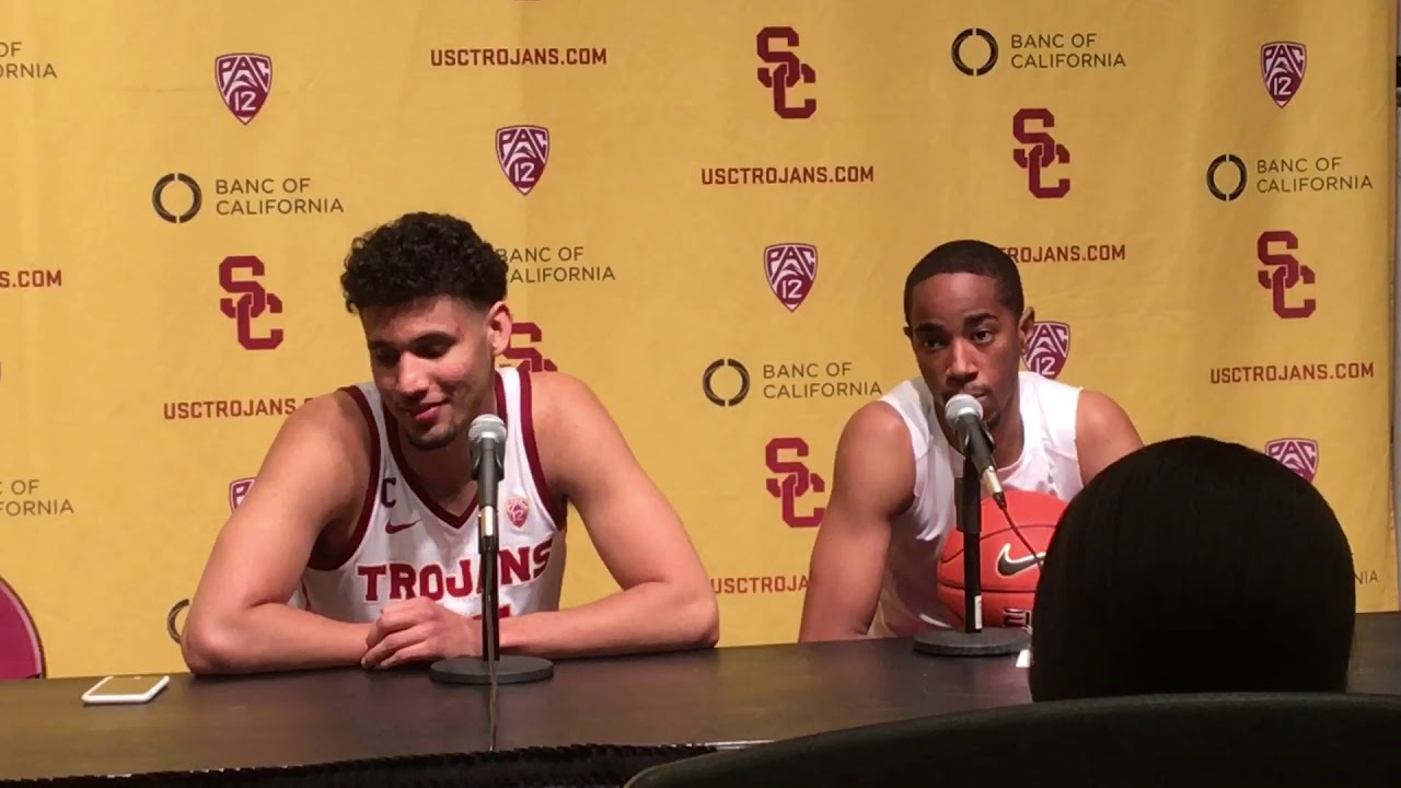 Bennie Boatwright and Shaqquan Aaron after USC’s win over ASU - YouTube