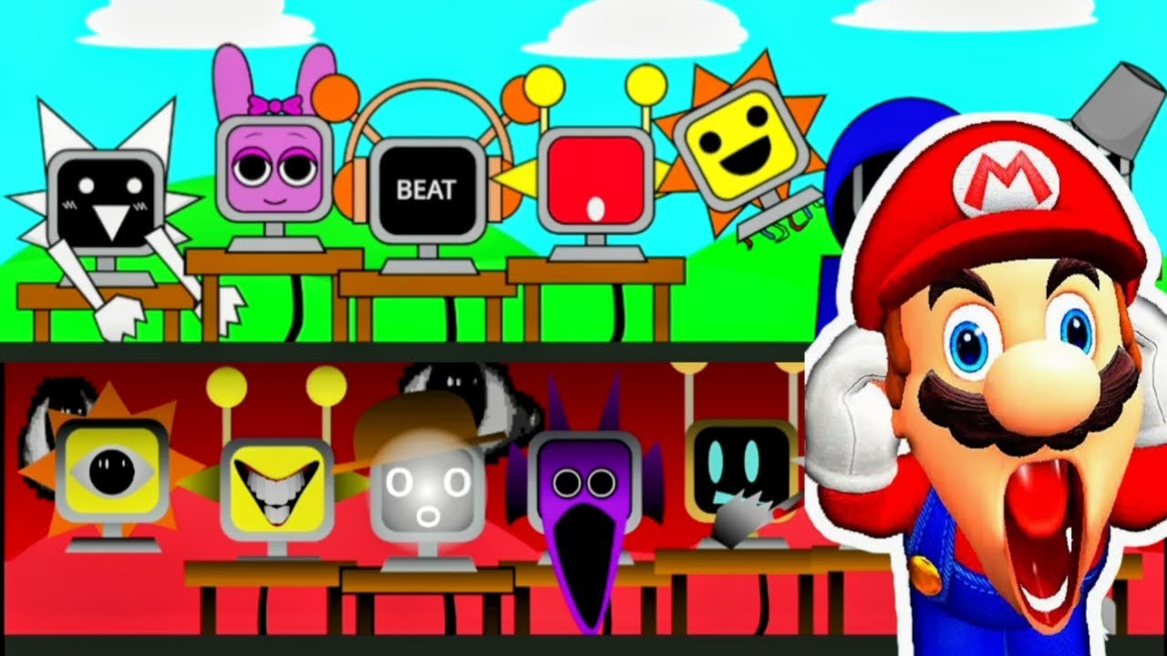 Incredibox Sprunki Mr. Fun Computers - Mario Plays. - YouTube