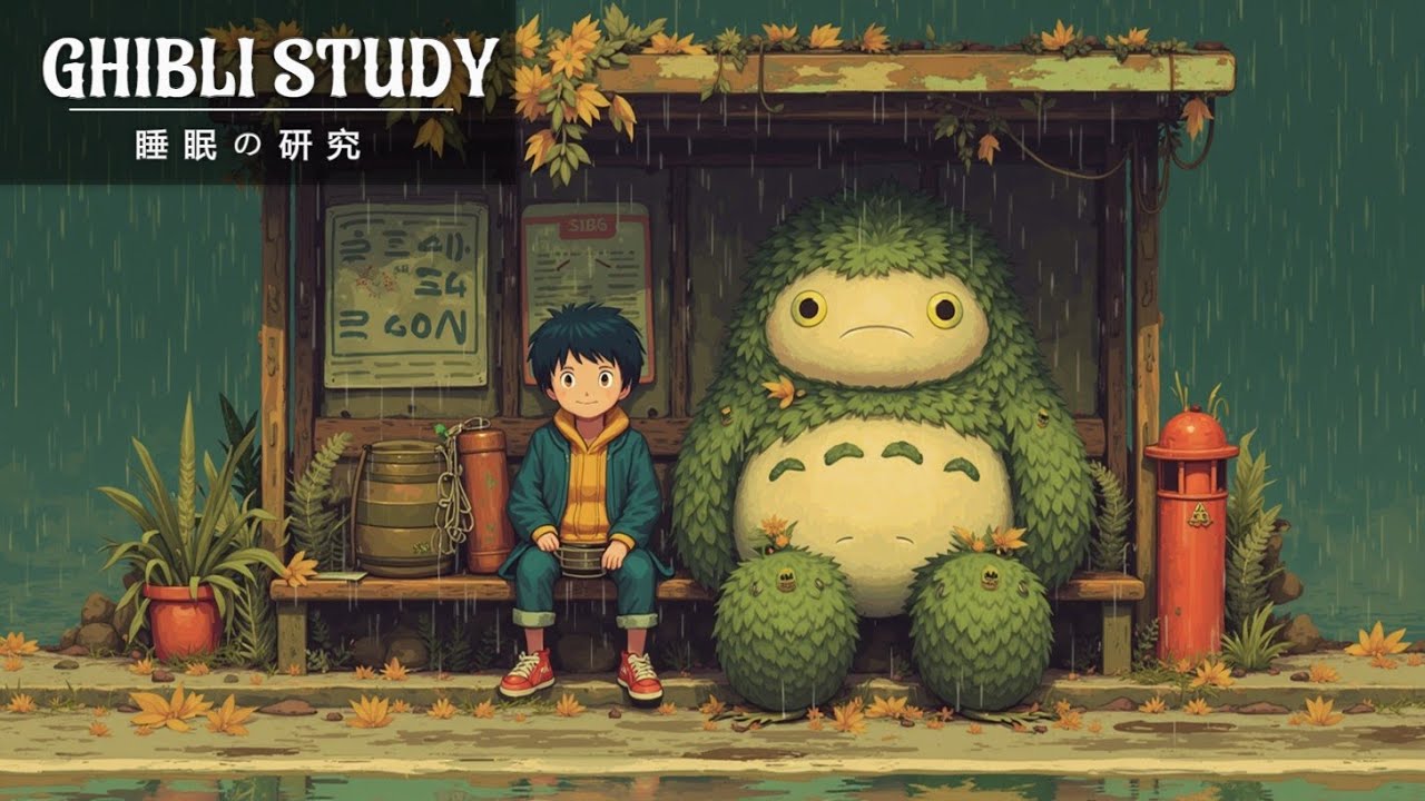 Relaxing Ghibli Piano Music for Deep Focus ~ Studio Ghibli Study Sleep ...