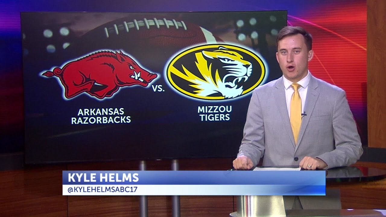 Mizzou sends seniors off with snowy Battle Line Rivalry win - YouTube