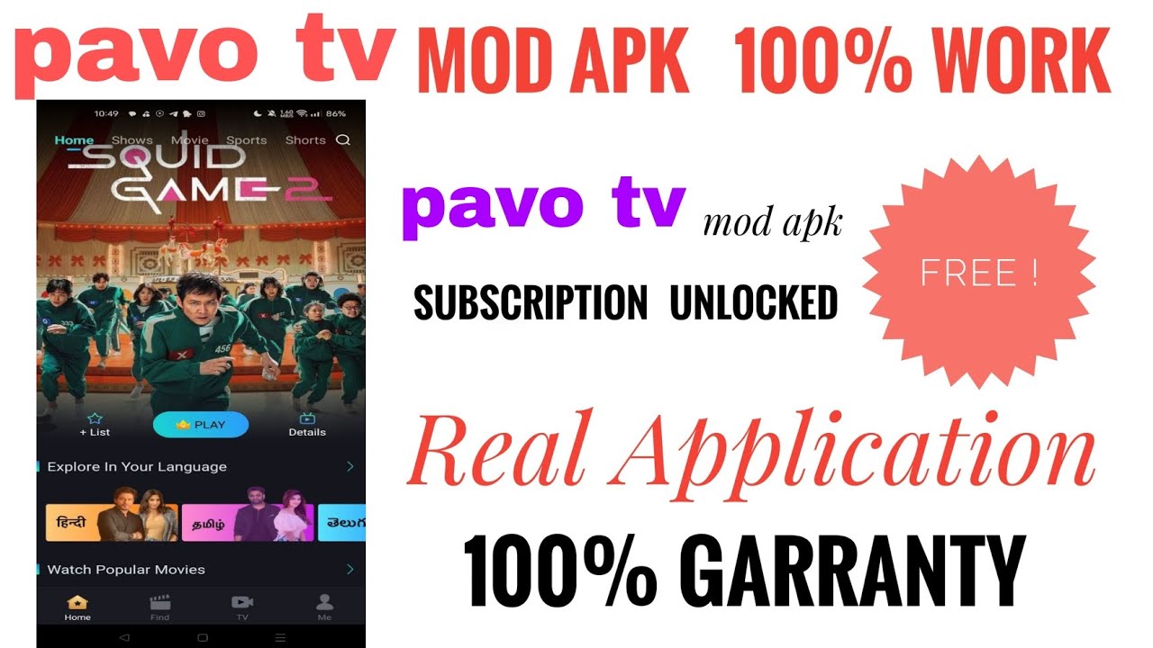 pavo tv movie movies hub app premium modd apkk - YouTube