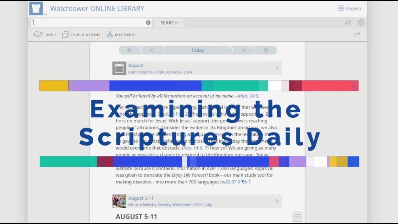 Examining the Scriptures Daily Commentary - August 11 - X-Posted on ...