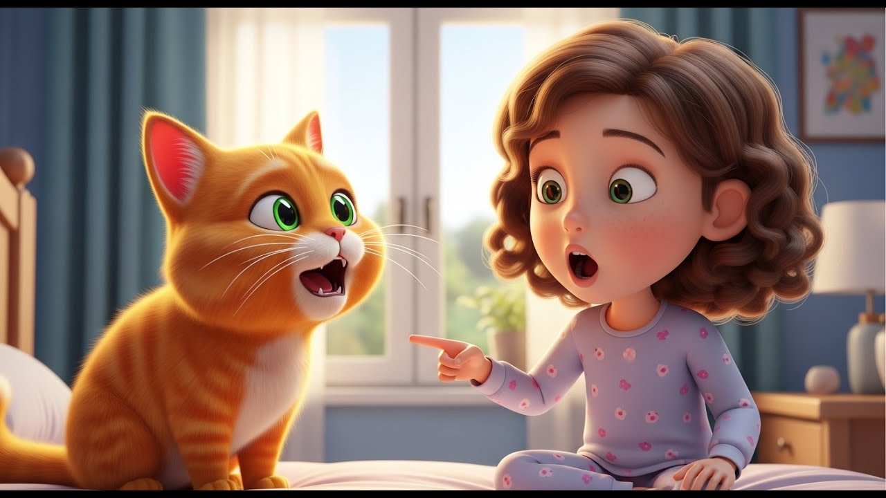 the talking cat story - bedtime story for Kids - YouTube