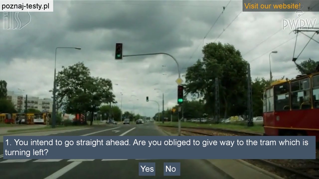 You intend to go straight ahead. Are you obliged to give way to the ...