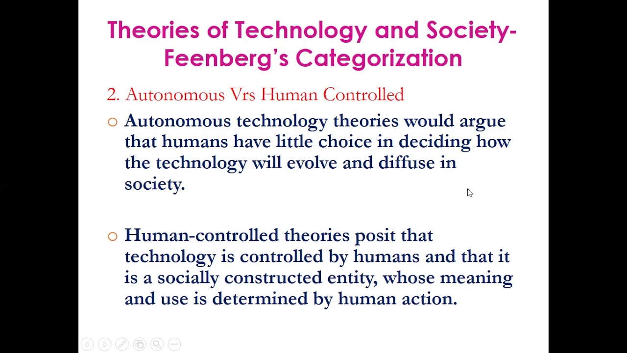 SOCIOLOGY OF TECHNOLOGY LECTURE 3 THEORETICAL PERSPECTIVES OF ...