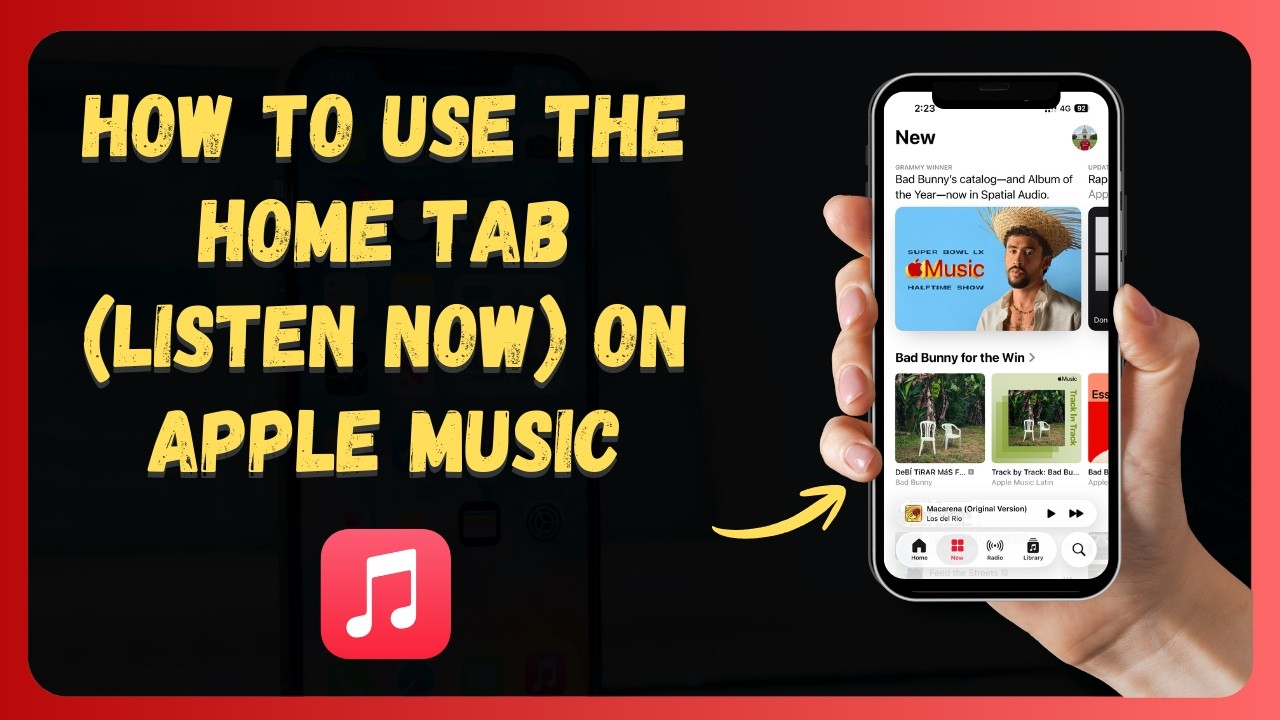 How to Use the Home Tab (Listen Now) on Apple Music 🎯 [New 2026 Update ...