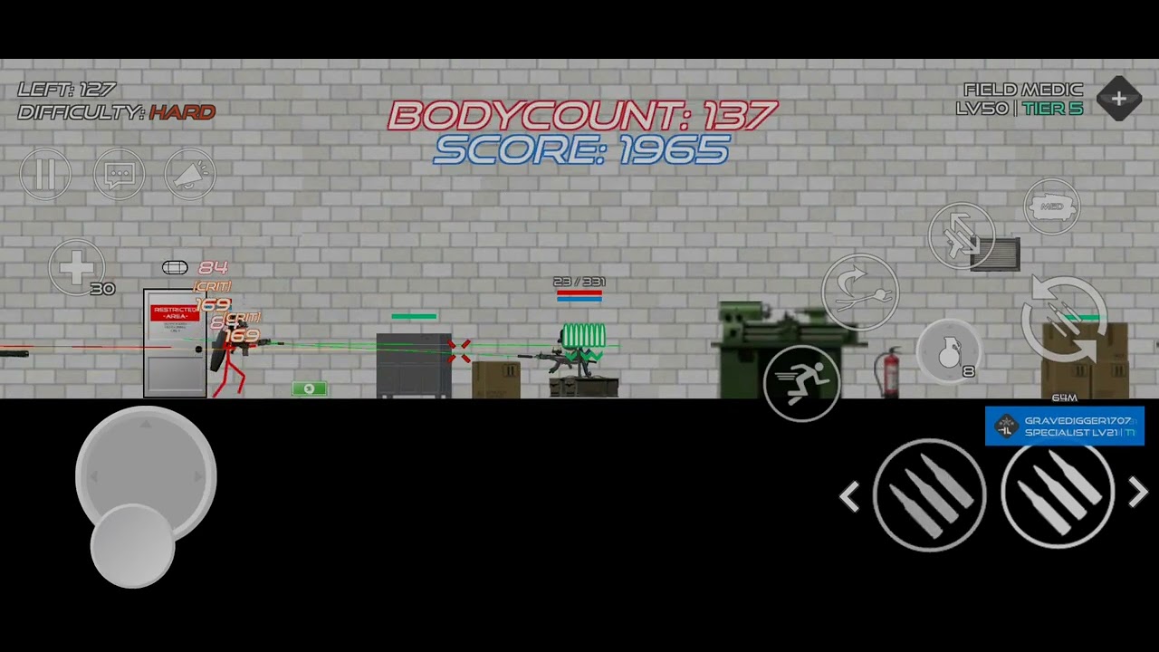 Stickman warfare bloodd strike T5 Level 50 Field medic - YouTube