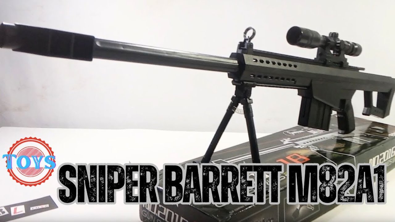 Airsoft Spring Sniper Barret M82-A1 2016-18 Unboxing & Simple Review ...
