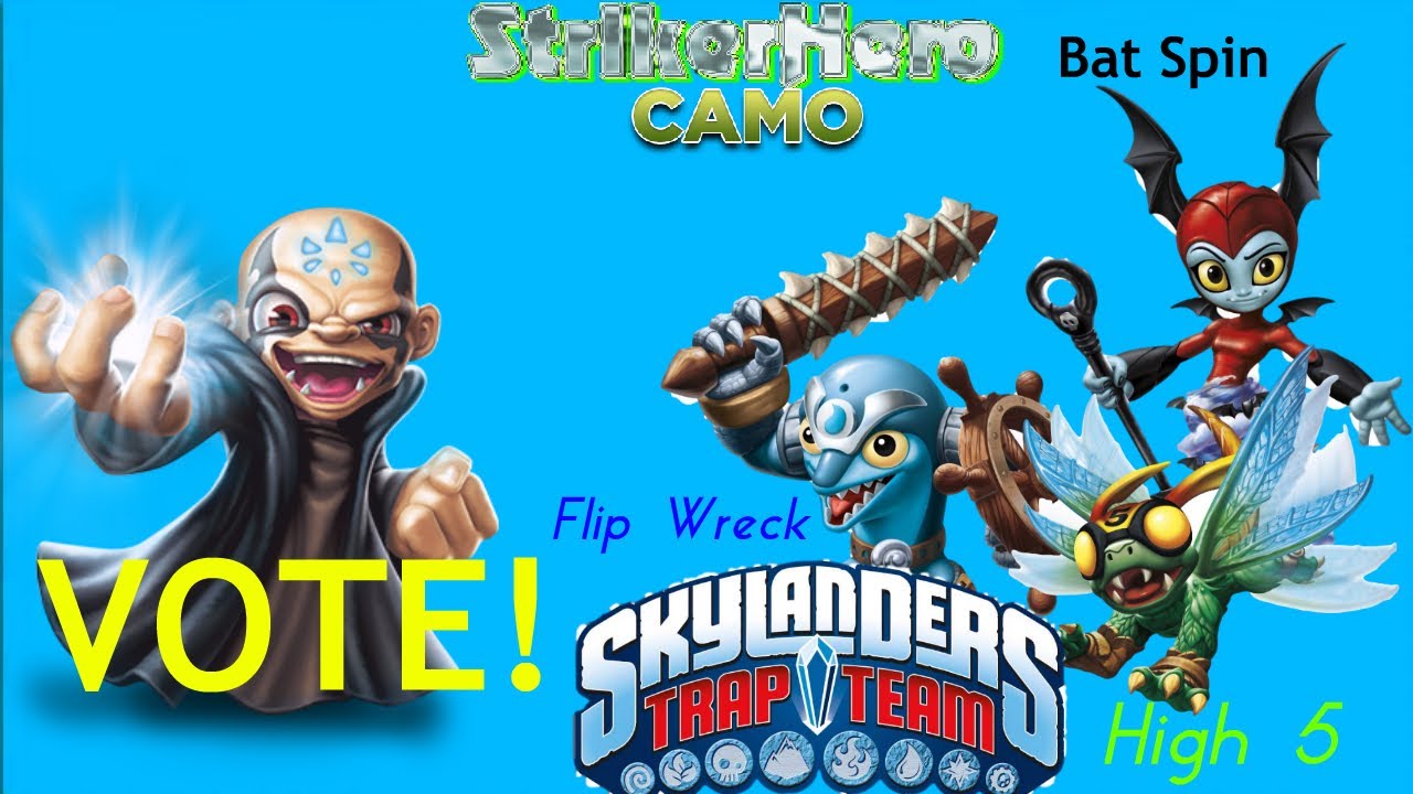 VOTE For High 5, Flip Wreck & Bat Spin (Skylanders Trap Team Frito Lay ...