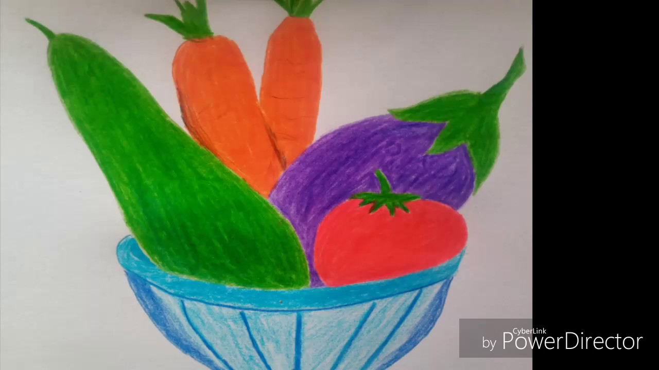 How to drawing vegetable - YouTube