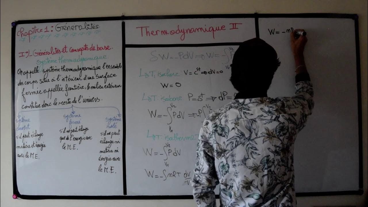 Thermodynamique 2 Chapitre 1 : Généralités sur la Thermodynamique Partie 3 - YouTube