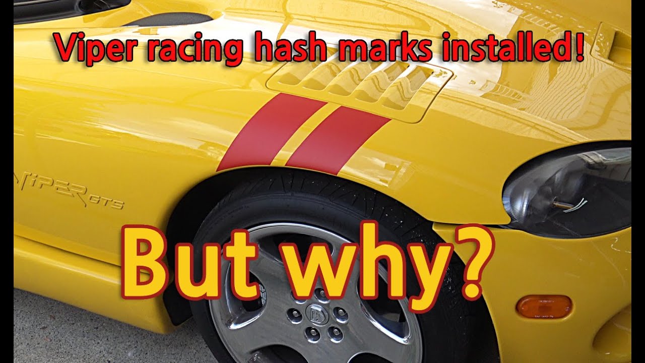 Viper hash marks, should you do it? - YouTube