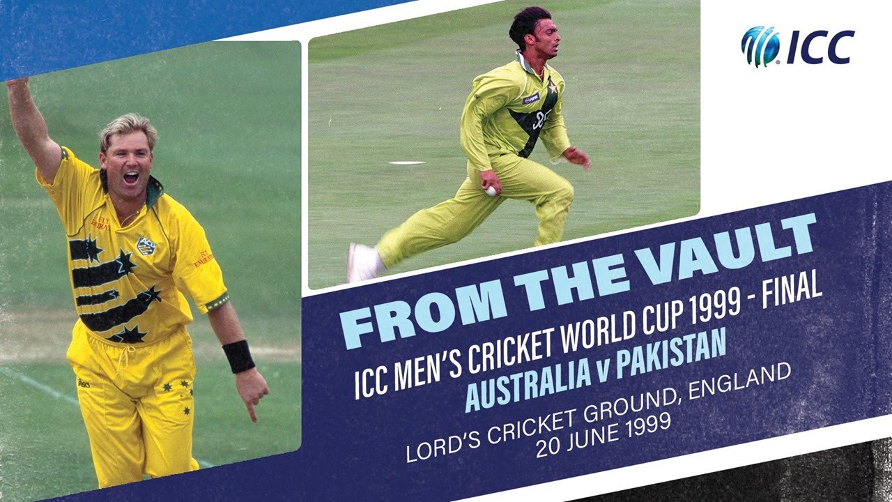 1999 Cricket World Cup Final: Australia vs Pakistan, Highlights - YouTube