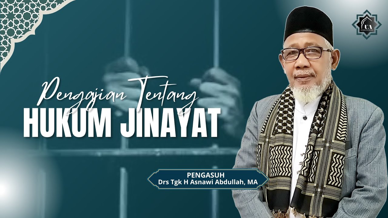 PENGERTIAN HUKUM JINAYAT DAN JENIS SANGSINYA - Abu Asnawi Abdullah, MA ...