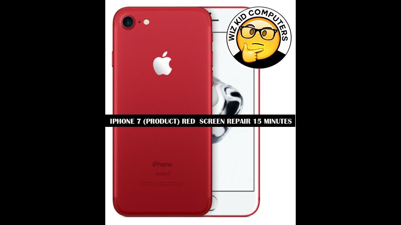 iPhone 7 product red Screen repair in under 15 minutes - Wizkid ...
