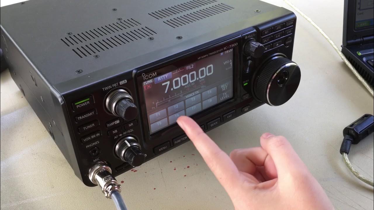 How to Interface Your Icom IC-7300 With N3FJP Logging Software - YouTube