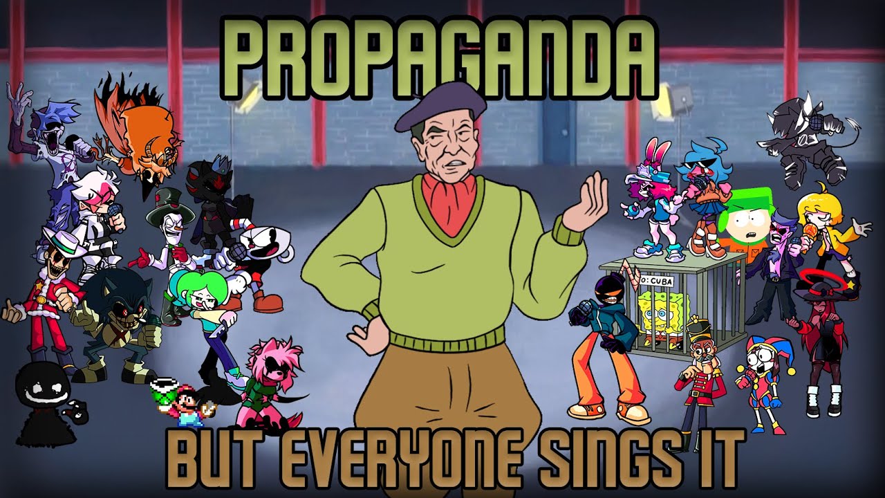 PROPAGANDA but Every Turn a Different Character Sings It 🎵🎤 (FNF ...