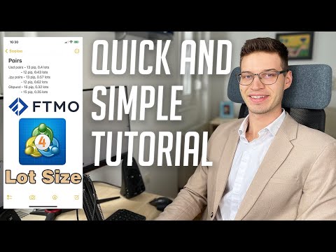 Simple Way to Calculate Lot Size for Trading FTMO and Metatrader 4&5 ...