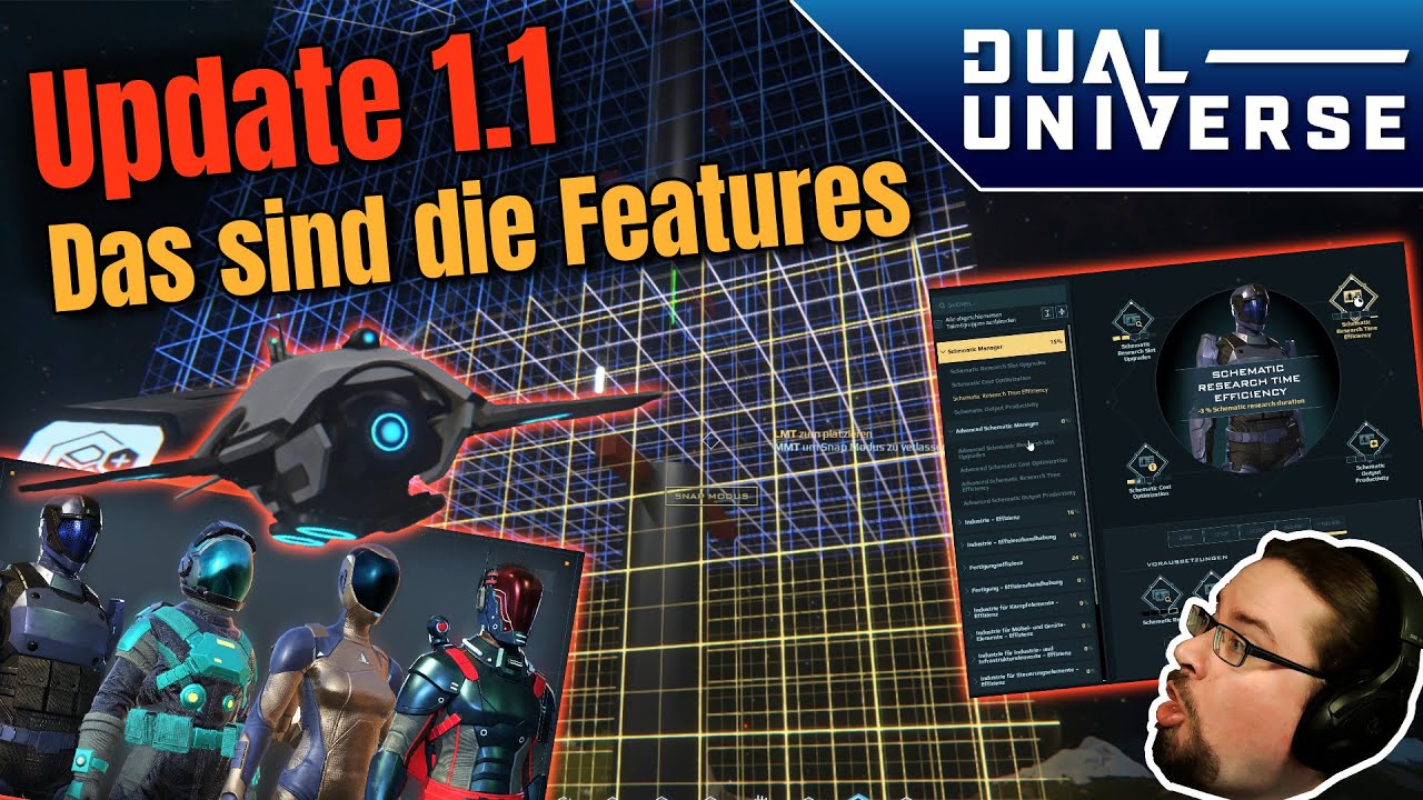 Dual Universe | Das Update 1.1 ist da und das sind seine Features - YouTube