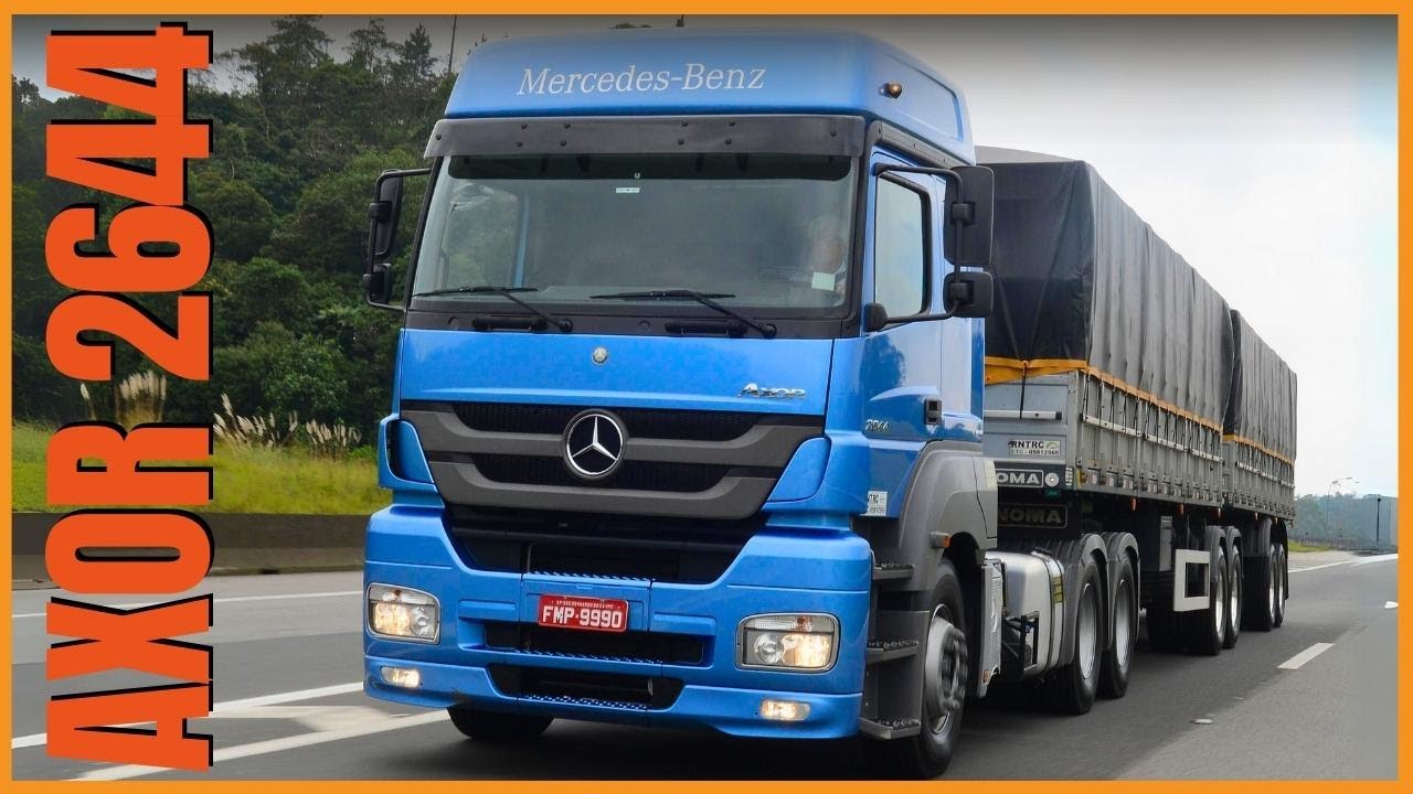 MERCEDES-BENZ AXOR 2644 VOLTA RÁPIDA PARA APRESENTAR O CAMINHÃO PESADO ...