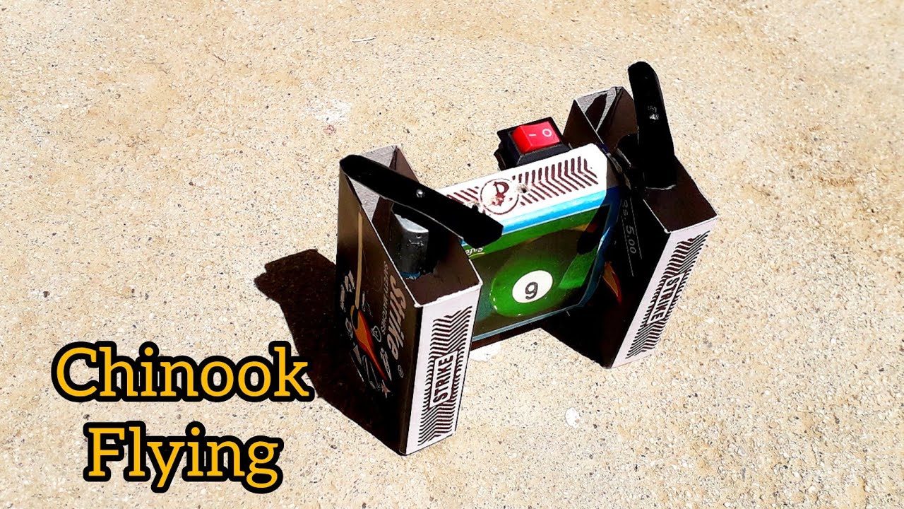 tow minutes making helicopter model:chinook: diy/matchbox helicopter ...