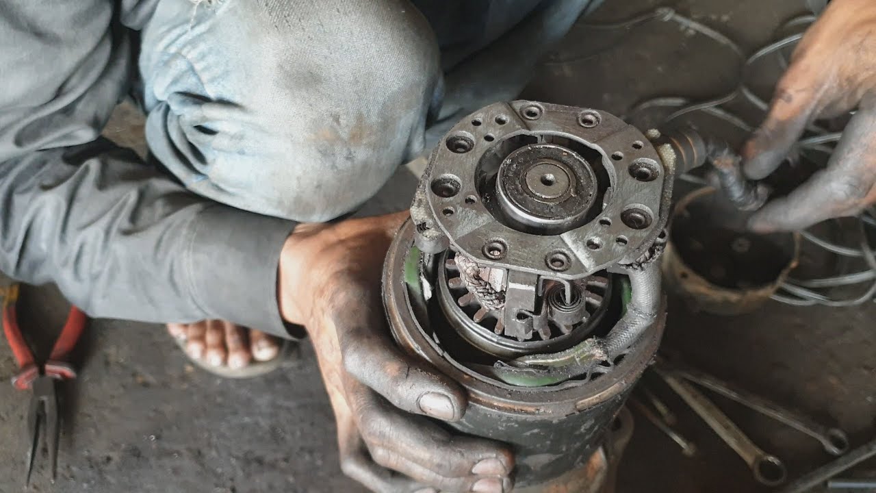 Starter Motor Rusty Scissors Restoration | I Found Them In An Old ...