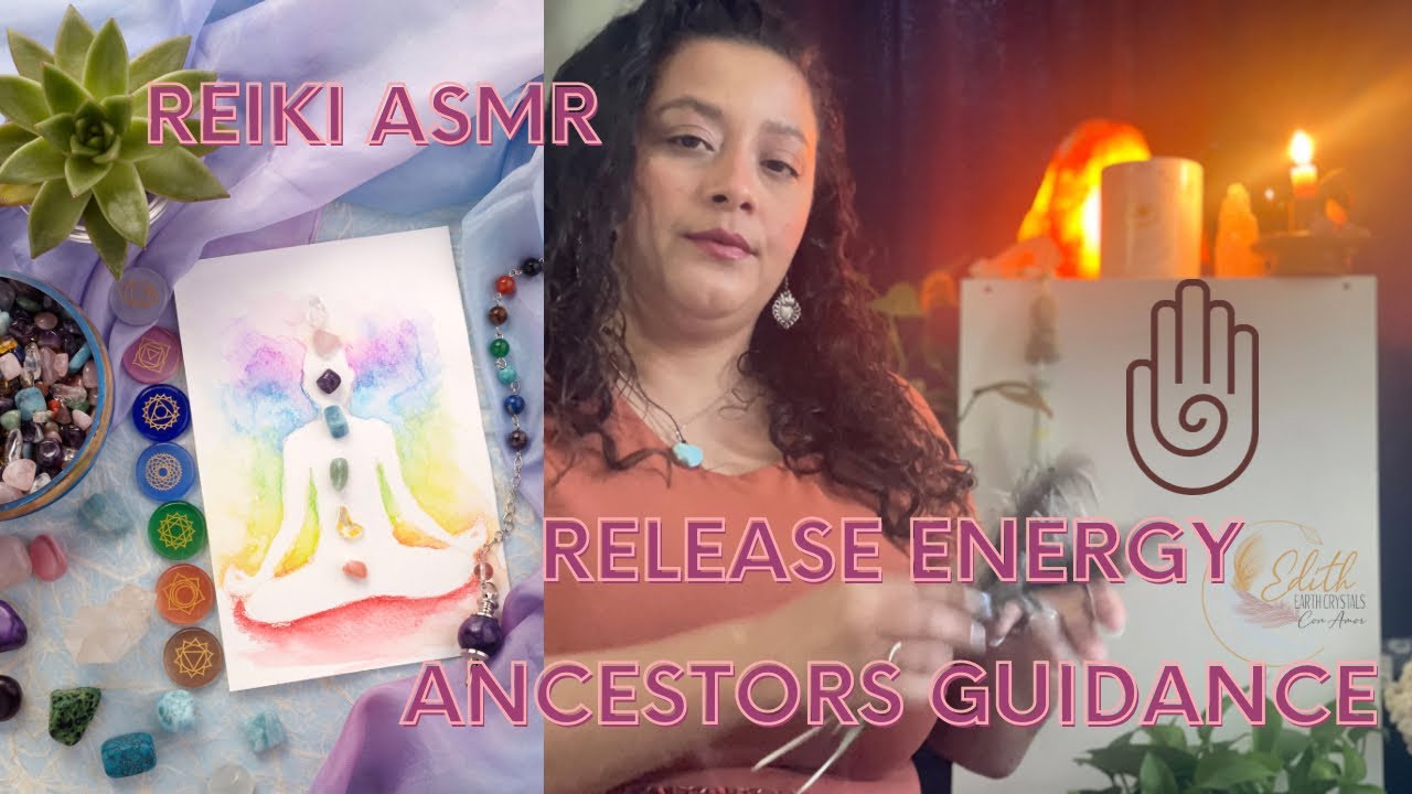ASMR REIKI | extremely body cleanse with Sage| Release stuck energy ...