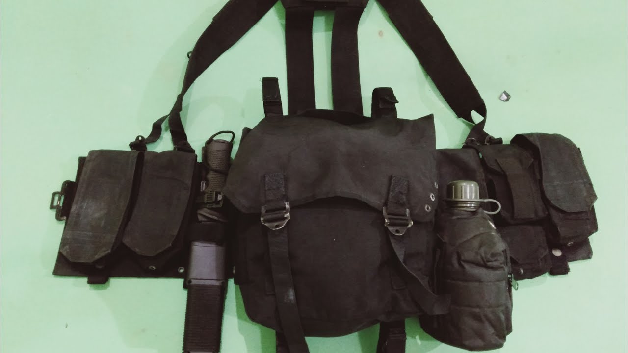 Webbing set pasukan Raider TNI AD - YouTube