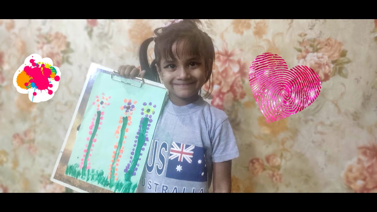 Finger Painting for Beginners | Princess Ilisha - YouTube