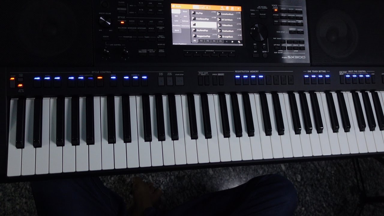 YAMAHA PSR SX-900 THE TOUR OF THE FRONT PANEL PART 17 - 4K - YouTube