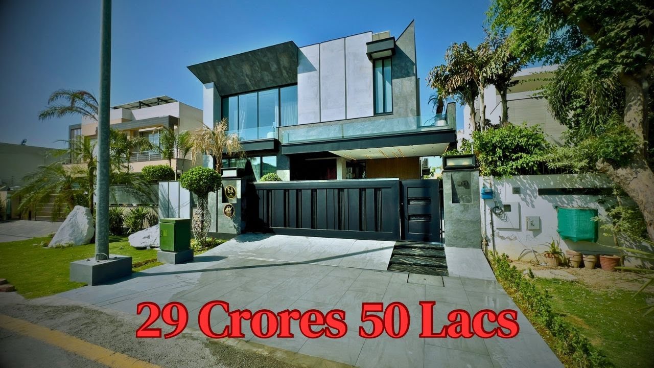 Most Expensive 1-Kanal Luxurious House DHA Phase 6 LHR | 29 Crores 50 ...