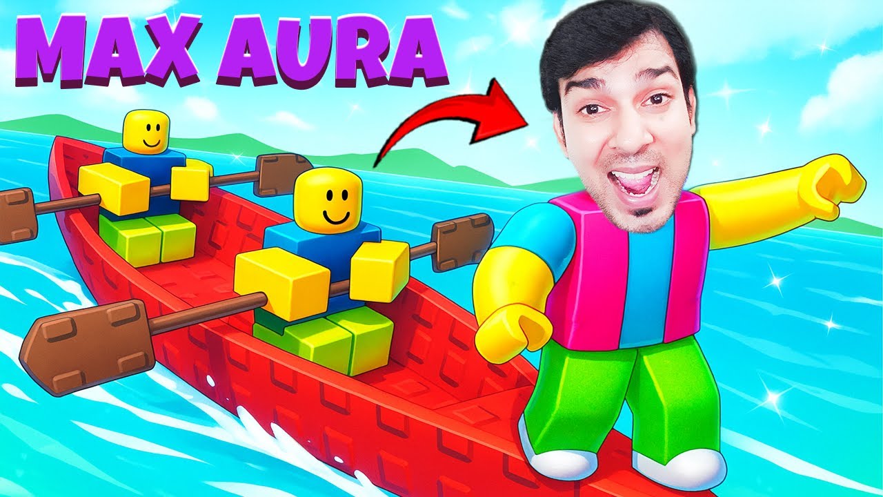 I Built the MOST OP Aura Farm Boat For Racing in Roblox - YouTube