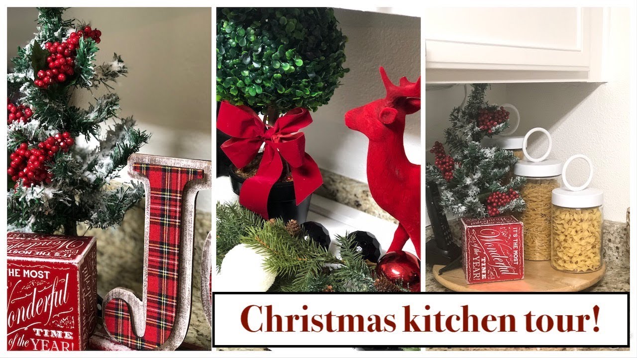 Christmas kitchen tour / Christmas kitchen decor ideas - YouTube