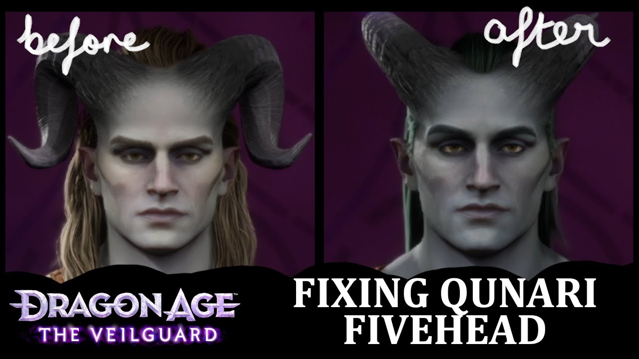 Dragon Age: The Veilguard Character Creation - How to Give Qunari ...