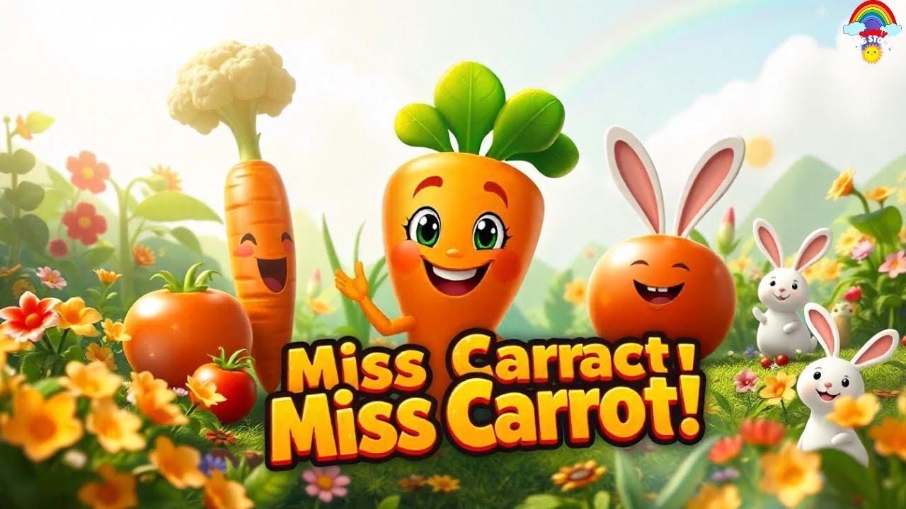 The Adventures of Miss Carrot! 🥕🎶 | Fun & Educational Rhymes for Kids 🌟 ...
