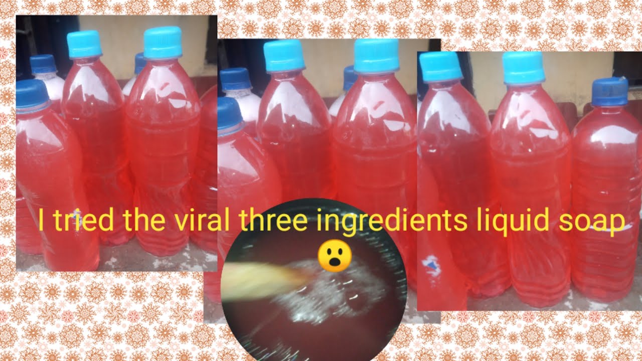 Wow!!!!! I tried the viral Three ingredients liquid soap it was a bang ...