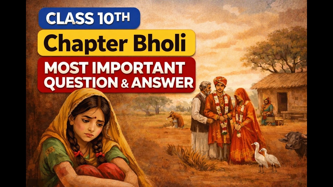 Class 10 English – Bholi | Most Important Questions & Answers | 100% ...