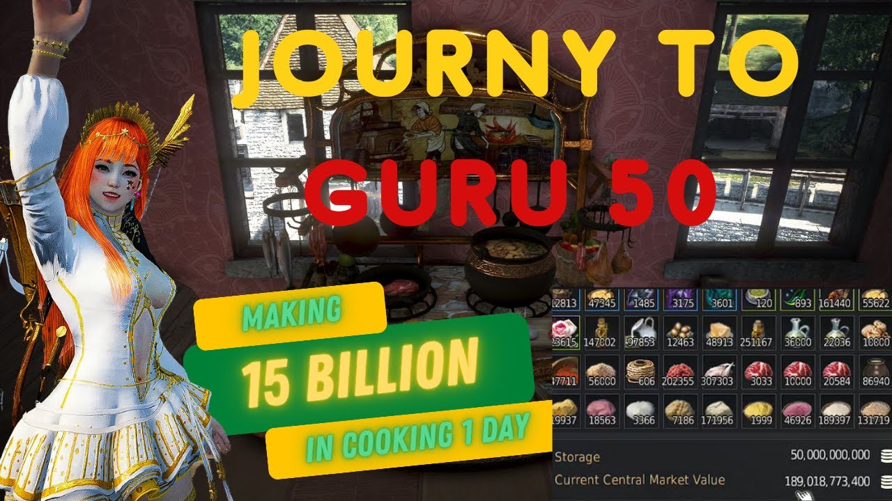 Journey To Guru 50 Cooking Making 15 Bill In 1 Day Cooking How Much EXP ...
