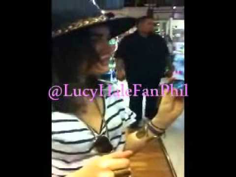 Lucy Hale shopping at Bench Glorietta 5 Philippines - YouTube