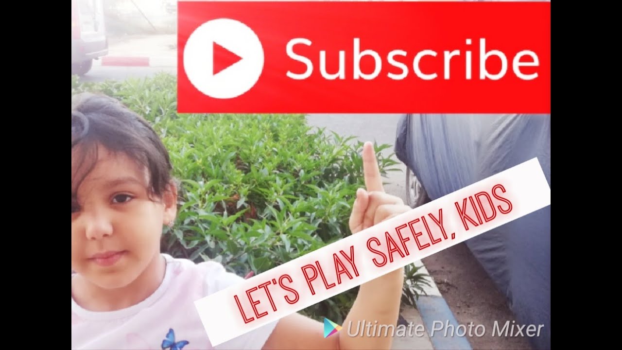 Let's play safely, kids 🚴‍♀️👍 - YouTube