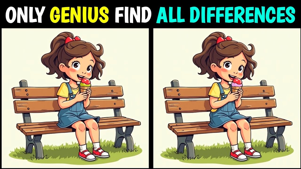 Spot The 3 Differences | Very Hard Challenge | Find The difference ...