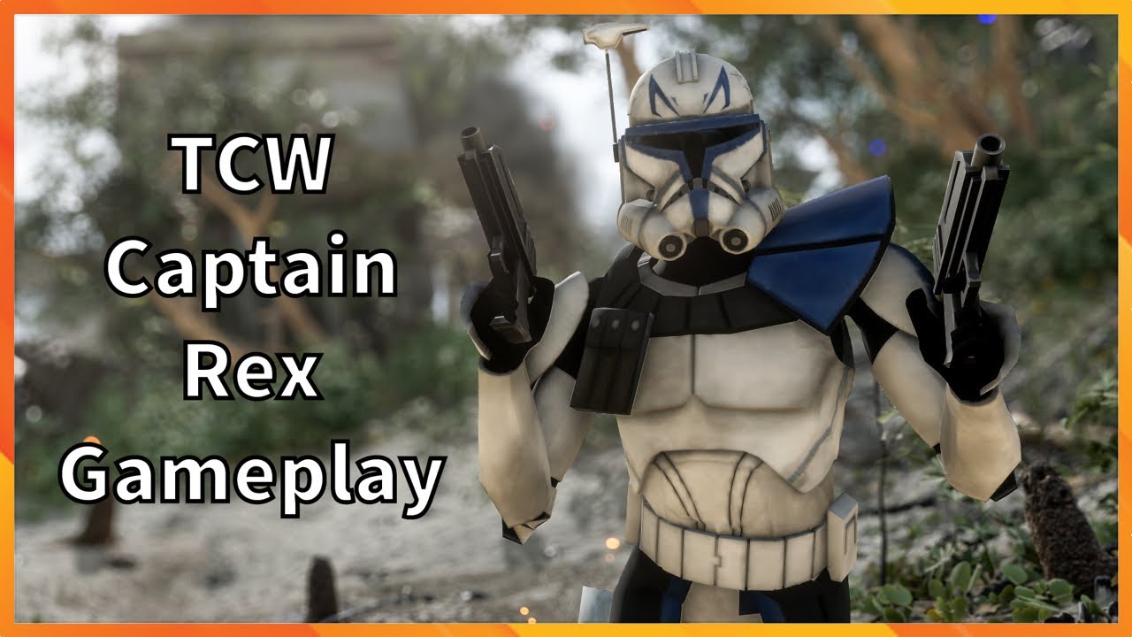 TCW Captain Rex Gameplay Star Wars Battlefront 2 - YouTube
