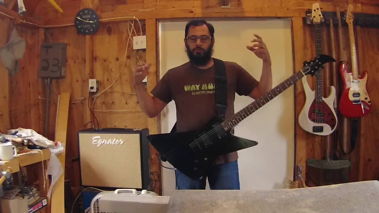Bosquez Guitars Episode 4: Custom Baritone Explorer - YouTube