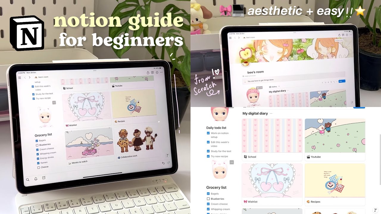 ⭐️💻Notion guide for beginners🧾starting from scratch, how to balance ...