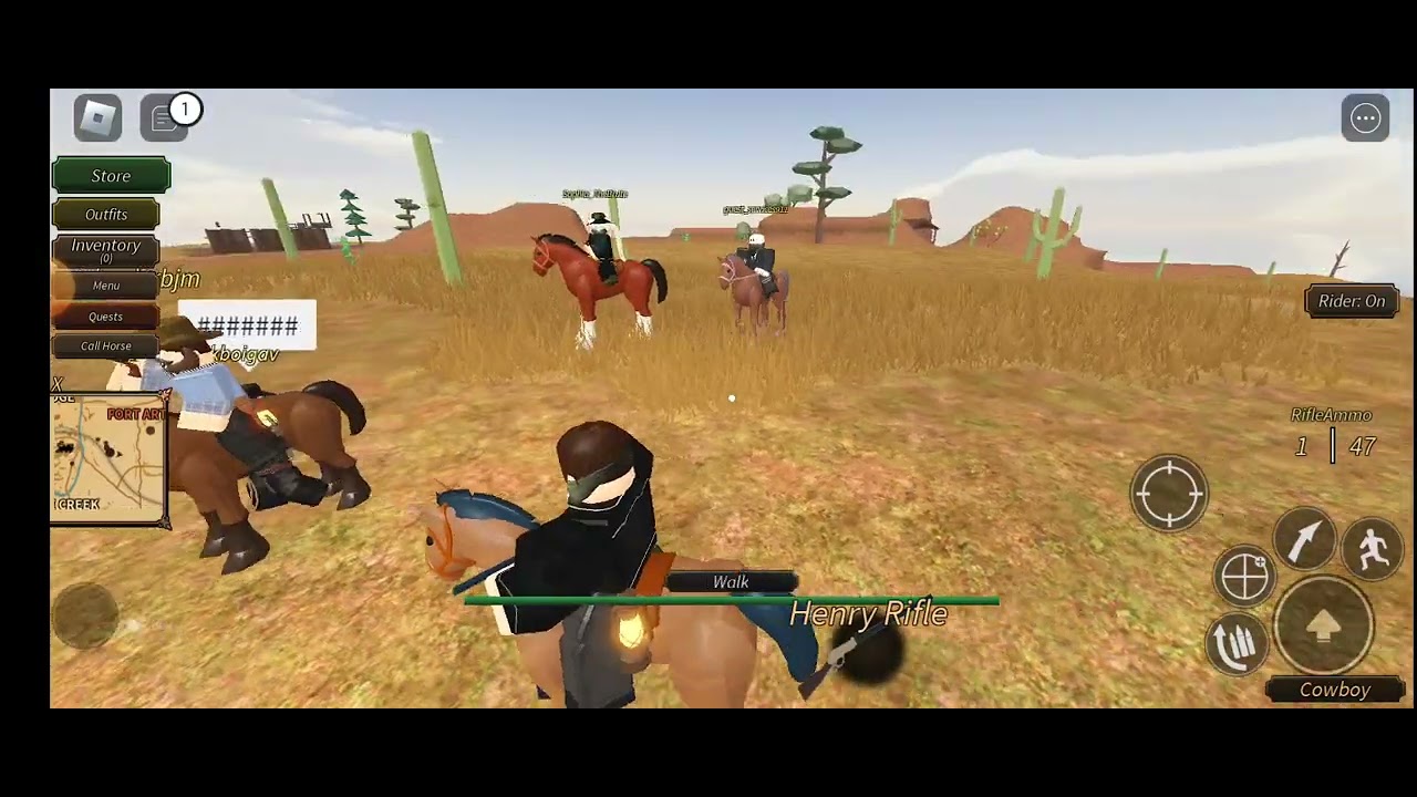 I created a van der linde gang in Roblox westbound - YouTube