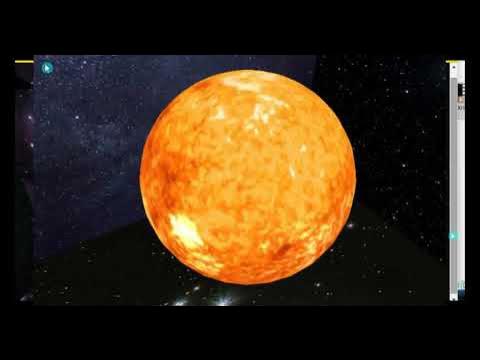 Space Solar System 3D Animation use JavaScript and Three.js - YouTube